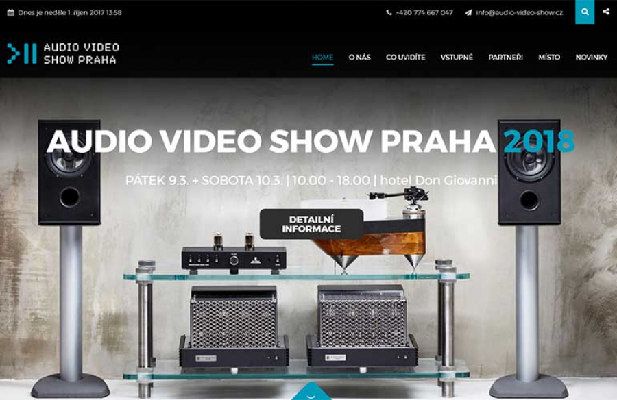 Blog - 9.3. + 10.3.2018 - Audio Video Show Praha 2018 - výstava audio ...